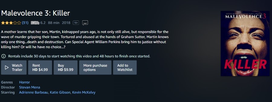 30 Absurdly Stupid Horror B-Movies Currently Streaming on Amazon Prime ...