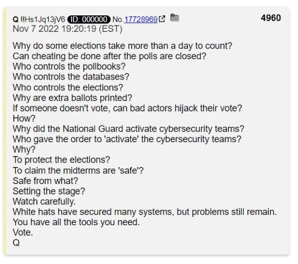 Dispatches From Q-Land: Remember When Q Returned ... And Nobody Cared ...