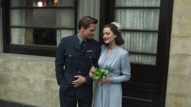 Marion Cotillard and Brad Pitt Fight Nazis, Each Other in Explosive ...