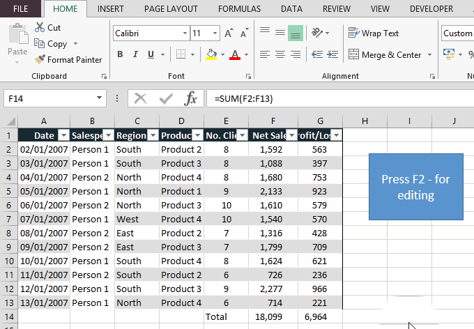 Excel Keyboard Shortcut To Edit Cell Amelahobby