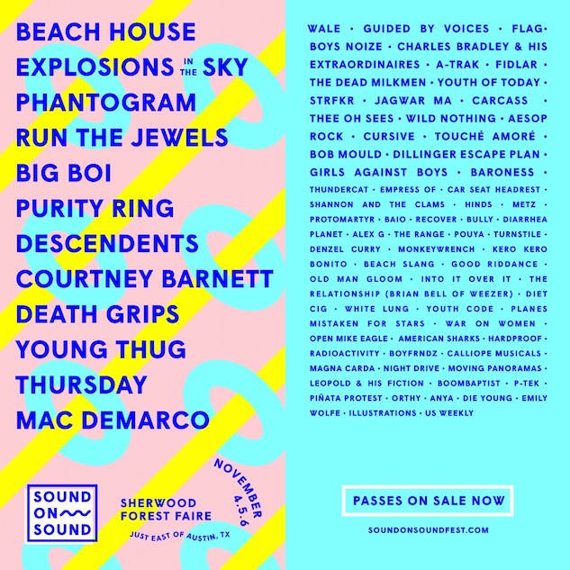Beach House, Explosions in the Sky to Headline Sound On Sound Fest ...