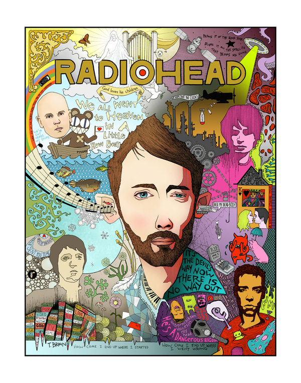 A Gallery of Radiohead Fan Art :: Design :: Galleries :: Radiohead :: Paste