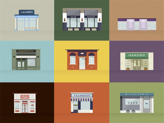 Open for Business: 25 of the Best Storefront Illustrations :: Design ...