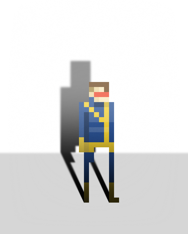 Superhero Illustrations Made With Simple Pixel Art :: Design ...